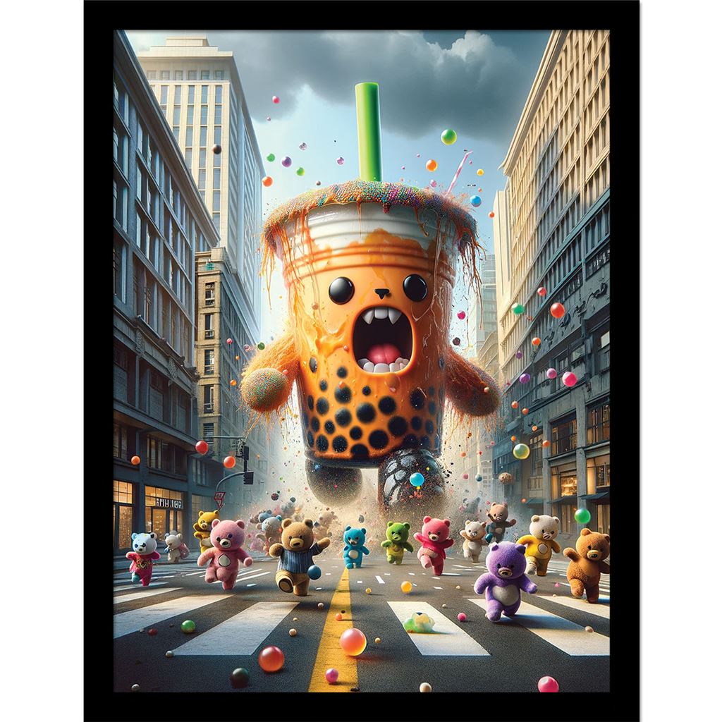 ADA INGRAM (KAIJU BUBBLE TEA) COLLECTOR PRINT (FRAMED) – Unified Cards